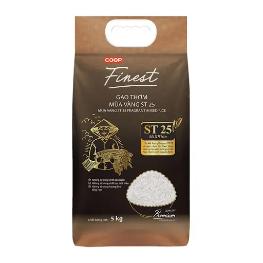 Gạo thơm mùa vàng ST 25 Co.op Finest 5 kg | Arobid